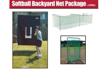 Jugs Sports Softball Backyard Net Package w/ Batting Cage