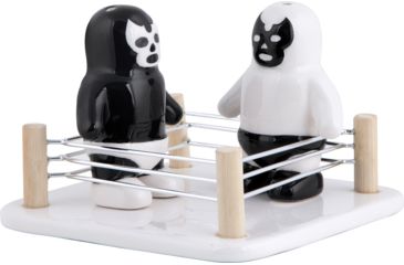 Kikkerland Luchador Salt Vs Pepper Shakers | Free Shipping over $49!
