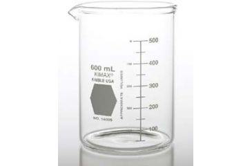 Kimble/Kontes KIMAX Brand Heavy-Duty Beakers, Low Form, Double Scale ...