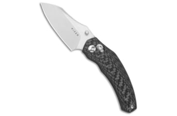 Kizer Cutlery Mini Bulldog Clutch Lock Knife Carbon Fiber 2.5 Stonewash ...