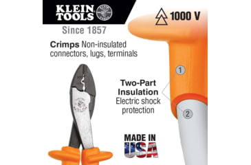 Klein Tools Insulated Crimping and Cutting Tool | Free Shipping over $49!