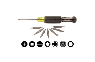 Klein Tools 15-in-1 Multi-Bit HVAC Screwdriver | Free Shipping over $49!