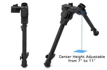 Leapers UTG Over Bore Bipod 7 in-11 in Center Height | 5 Star Rating