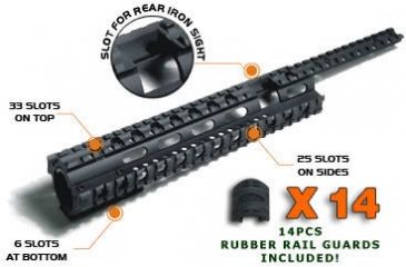 Leapers UTG .22 Commando Tactical Quad Rail System MNT-HG228 | 4.2 Star ...