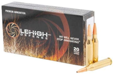 Lehigh Defense .243 Winchester 85 Grain Controlled Chaos Brass Rifle ...