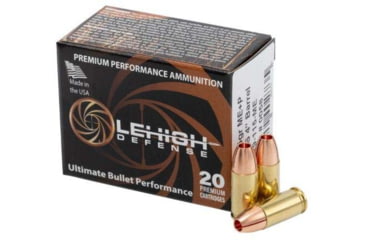 Lehigh Defense 9mm 115 Grain Maximum Expansion Brass Pistol Ammunition ...