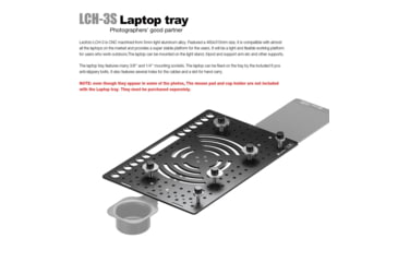 Leofoto LCH-3S Ultimate Laptop Tray | 10% Off w/ Free S&H