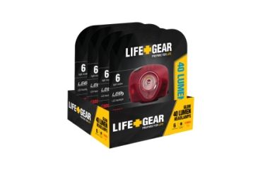 Life Gear Red LED 40 Lumen GLOW Headlamp | Free Shipping over $49!