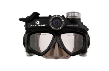 Liquid Image Scuba 1080p HD Wide Angle Camera Mask, Black | Free ...