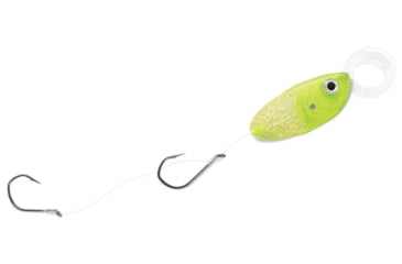 Luhr Jensen Cut Bait Head With Rigging, 48in 40LB. Sufix Fluorcarbon Leader, 2 Snelled VMC 4/0 ...