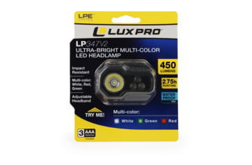 LuxPro Ultra Bright 450 Lumen LED Headlamp | Free Shipping over $49!
