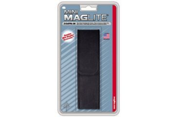 MagLite AM2A056 Mini MagLite AA Flashlight Black Nylon Full Flap ...