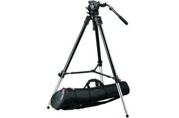 Manfrotto 526 Pro Fluid Video Head w/ 528XB Tripod and Bag MBAG120P 526 ...