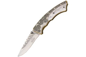 Master Collection Silver Linerlock A/O Knife | Free Shipping over $49!