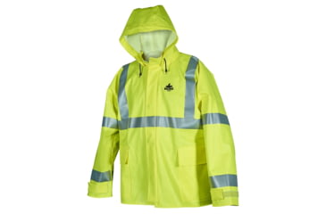 MCR Safety Big Jake PVC/Nomex Flame Resistant Jacket, Class 3 Type R Hi ...