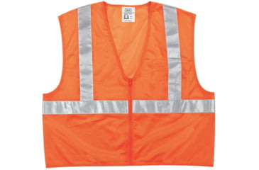 MCR Safety Hi Vis Reflective Safety Vest, ANSI Type R Class 2, Mesh ...