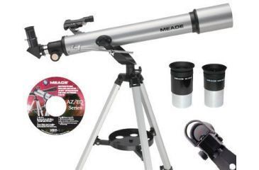 Meade 70AZ-AR Refracting Telescope 04043 70mm Altazimuth Refractor w ...