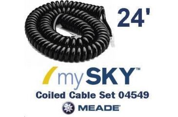 Meade mySKY GPS Connection 24' Coiled Cable Set 04549 for Meade ...
