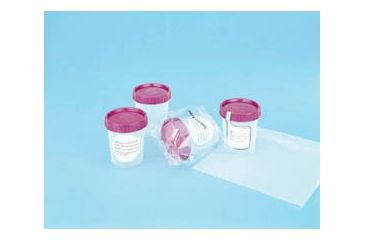 Medegen Medical Specimen Containers, Polypropylene, with Caps PC8827 ...
