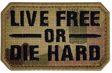 Merica Life Live Free or Die Hard Patch | Free Shipping over $49!