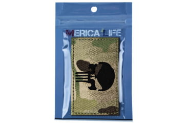 Merica Life Reflective Fabric Skull Patch | 45% Off Free Shipping over $49!