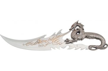 Master Cutlery Fire Dragon Fantasy Fixed Blade Knife, 11.375in