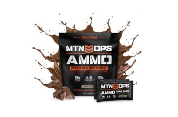 MTN OPS Ammo Protein Meal Replacement Powder, 20 Serving Stick Packs ...