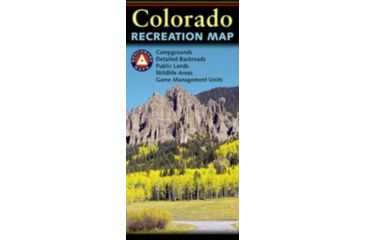 National Geographic Benchmark Colorado Recreation Map | Free Shipping ...