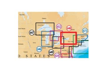 Navionics Platinum Plus Lake Ontario-Champlain Digital Marine Map ...