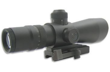 NcStar Tactical 2-7X32 Mark III Compact Rifle Scope, Black w/ Sunshade ...