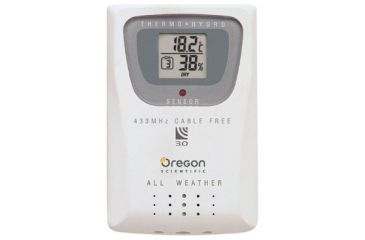 Oregon Scientific THGR810 Thermometer & Humidity Sensor with 10 ...