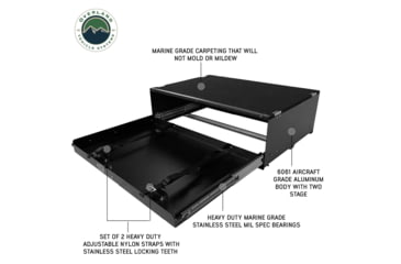 Overland Vehicle Systems CP Duty Glamping Large Cargo Drawer w/ Slide Out