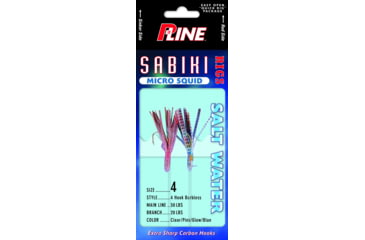 P-Line MSQ-22 Sabiki Rig 1/0 Micro Squid 2 Hook Sabiki Rig | Free ...