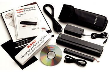 Pentax PocketJet 3Plus Printer In-Vehicle Kit, 300-dpi, integrated USB ...