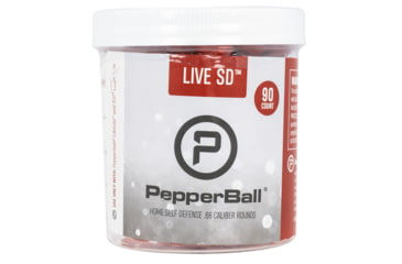 PepperBall 102060351 Live SD Pepperballs Pava .09 Oz Red 90 Rds | 5 ...