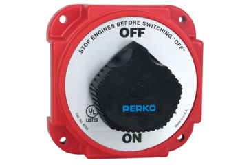 Perko 9703DP Heavy Duty Battery Disconnect Switch w/ Alternator Field ...
