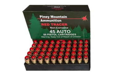 Supernova Red Tracer Non Corrosive 45 ACP 225 Grain Full Metal Jacket ...