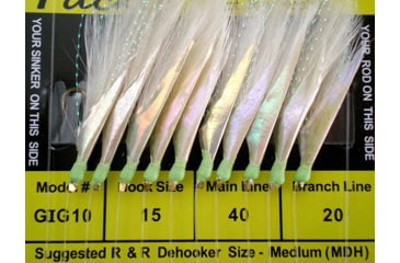 R&R Tackle Sabiki Goggle Eye Rig 10 Hook, #15 GOLD Hook S | 39% Off ...