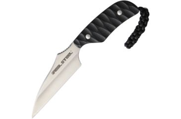 Real Steel Mini 130B Black Fixed Blade Knife | Free Shipping over $49!