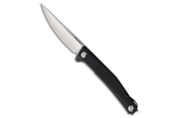 Real Steel Teres Liner Lock Knife Black Aluminum 3.1 Satin D678A3DF