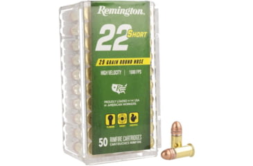 Remington 22 Short .22 Short 29 Grain Copper Plated Full Metal Jacket ...