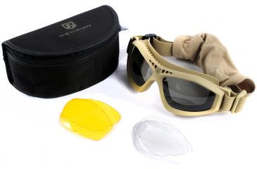 Revision Eyewear Bullet Ant Tactical Goggles - Deluxe kit with Clear ...