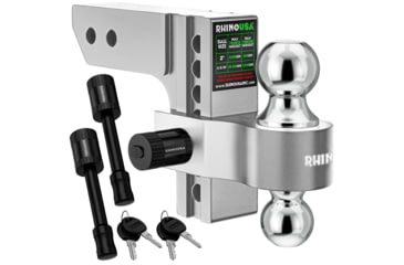 Rhino USA Adjustable Drop Hitch Kit w/ 2inch Receivers | Free Shipping ...