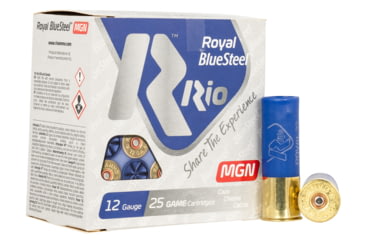 RIO Ammunition Royal BlueSteel Magnum 12 Gauge 3'' 1 1/8 oz BB Shotgun ...