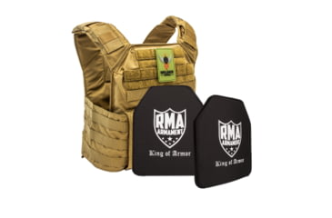 RMA Armament Level IV Banshee System w/ Model #1155 Plates - Coyote ...