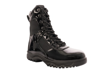 Rothco 8in Forced Entry High-Gloss Tactical Boot with Side Zipper | w ...