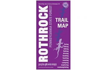 Purple Lizard: Rothrock St. Forest Trail Map | Free Shipping over $49!