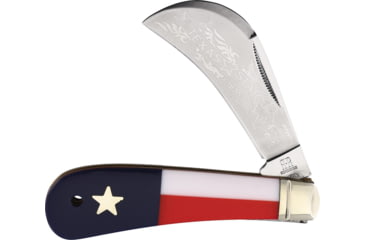 Rough Rider Texas Star 4.13in Hawkbill Knife | Free Shipping over $49!