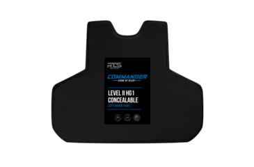 RTS Tactical Concealable Panel Commander Level IIA HG1 Barrday Kevlar ...