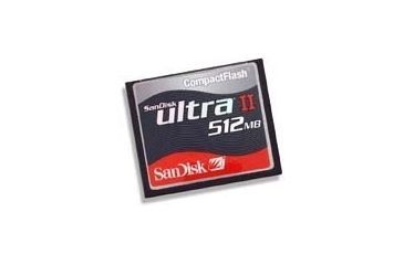 SanDisk 512MB Ultra II CF CompactFlash Memory Card - SDCFH512901 | Free ...
